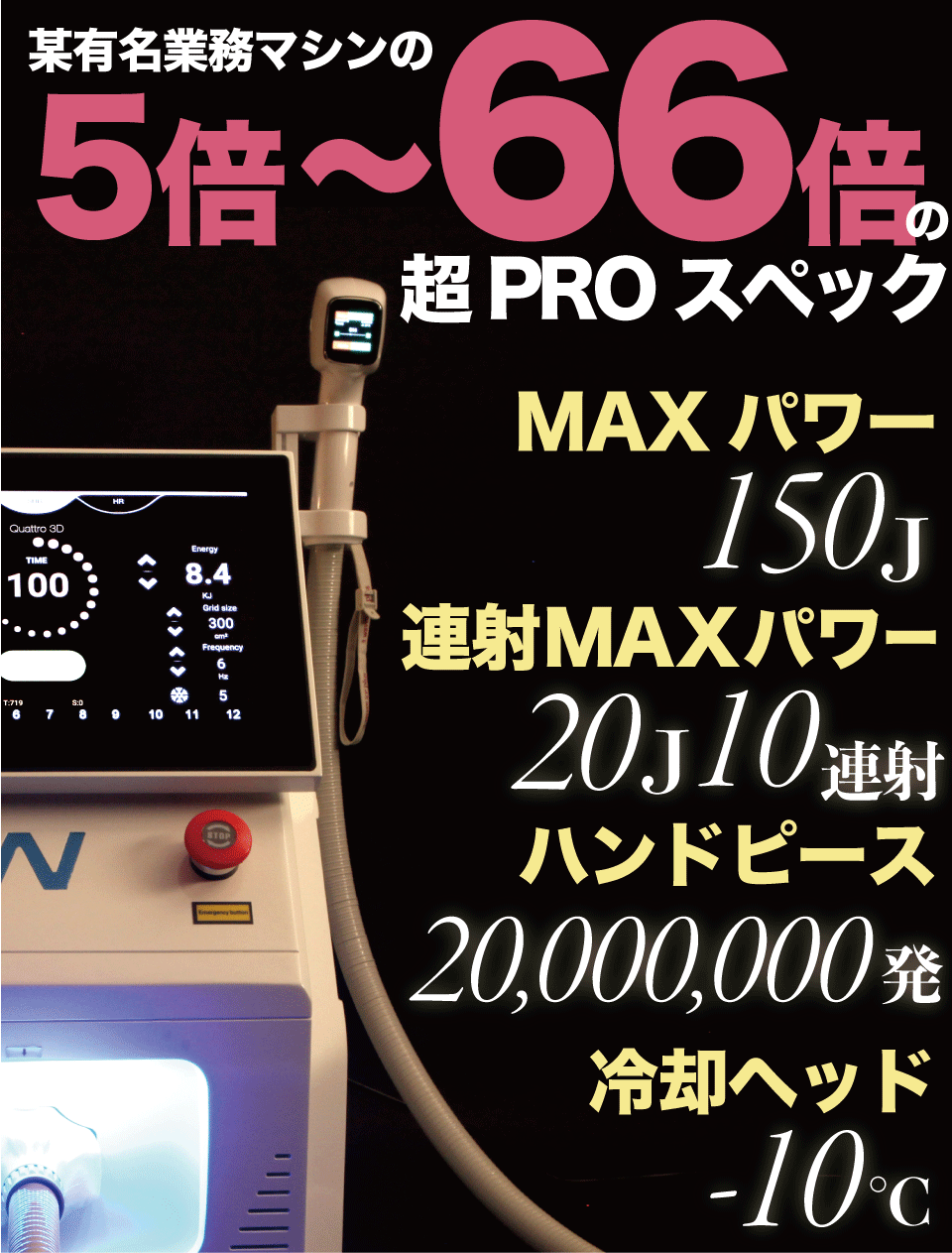LED脱毛器、無痛脱毛器のW50PRO LED脱毛器、無痛脱毛器のW50PRO